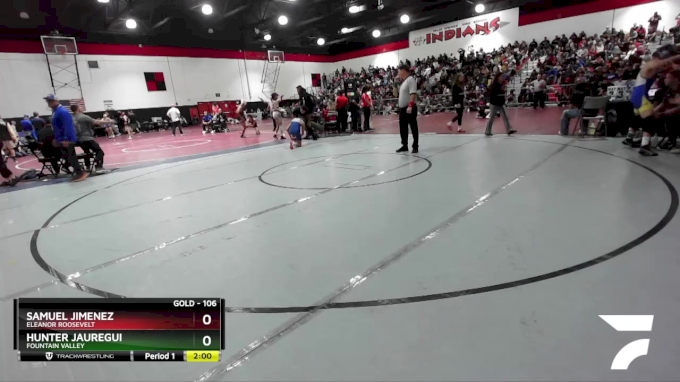 106 lbs Champ. Round 1 - Samuel Jimenez, Eleanor Roosevelt vs Hunter ...