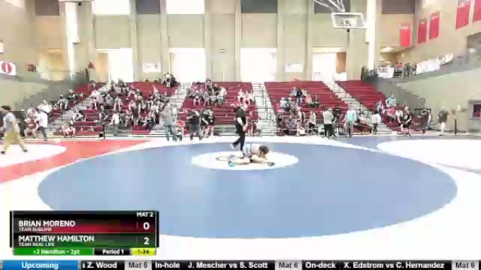 106 lbs Round 2 - Brian Moreno, Team Sublime vs Matthew Hamilton, Team ...