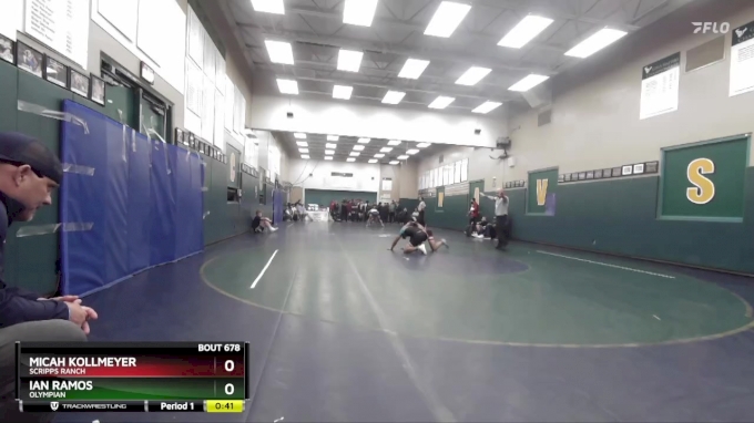 138 lbs Cons. Round 3 - Ian Ramos, Olympian vs Micah Kollmeyer, Scripps ...