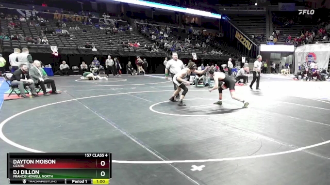 157 Class 4 lbs Cons. Round 2 - Dj Dillon, Francis Howell North vs ...