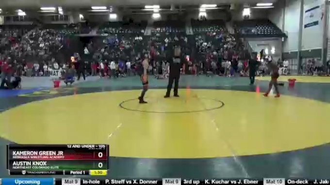 105 lbs Round 1 - Kameron Green Jr, Nebraska Wrestling Academy vs ...