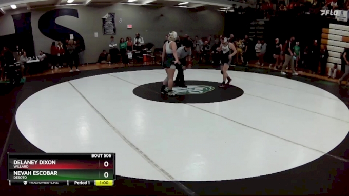 135 lbs. Cons. Round 2 - Delaney Dixon, Willard vs Nevah Escobar, DeSoto