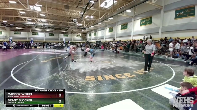 170 lbs Champ. Round 2 - Brant Blocker, Eastside United vs Maddox ...