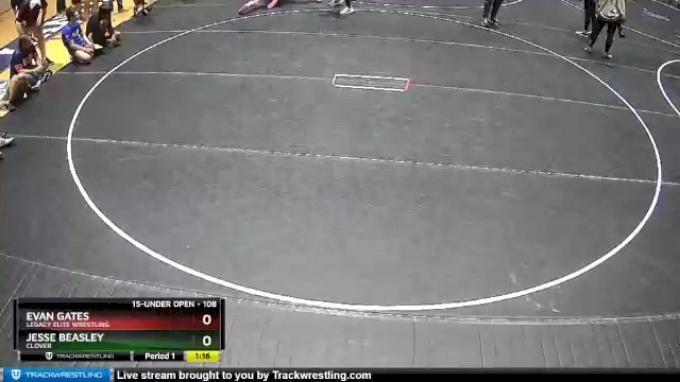 108 lbs Quarterfinal - Evan Gates, Legacy Elite Wrestling vs Jesse ...