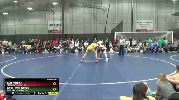 160 lbs Semis & 1st Wrestleback (8 Team) - Coy Vrbka, Nebraska Black vs ...