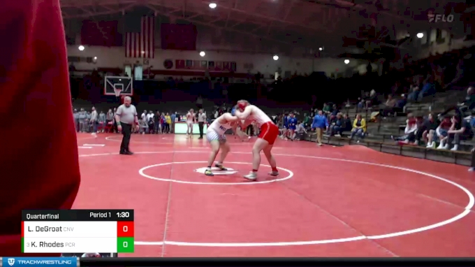 220 lbs Quarterfinal - Kyrese Rhodes, Providence Cristo Rey vs Levi ...