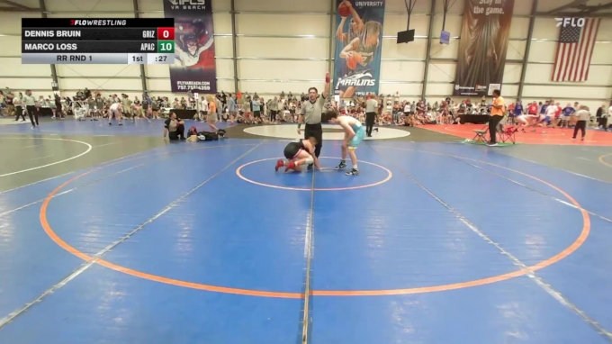 145 lbs Rr Rnd 1 - Hunter Johnson, Grizzly Wrestling Club vs Brock Rudy ...