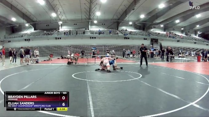 165 lbs 3rd Place Match - Brayden Pillars, Missouri vs Elijah Sanders ...