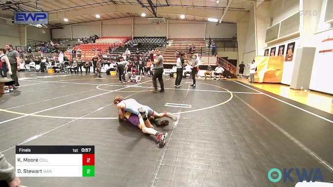 70 lbs Final - Kace Moore, Collinsville Cardinal Youth Wrestling vs ...