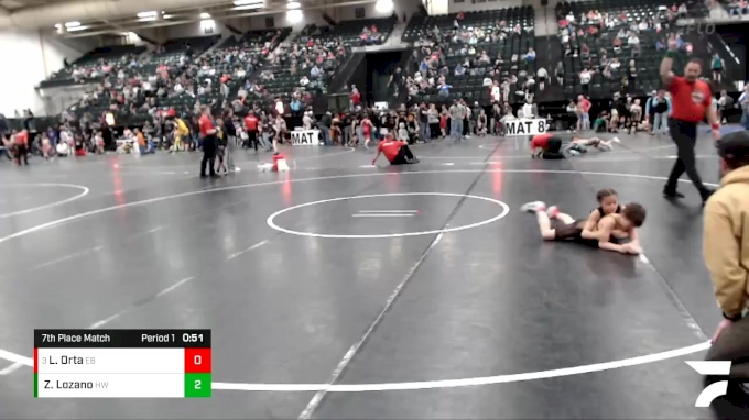 80 lbs 7th Place Match - Landon Orta, East Butler vs Zailey Lozano ...