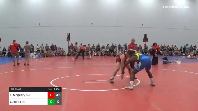 182 lbs Rr Rnd 1 - Ty Mcgeary, PA Gladiators vs Zab Echie, Viking ...