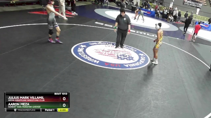 113 lbs 1st Place Match - Aaron Meza, Sunkist Kids Monster Garage vs ...