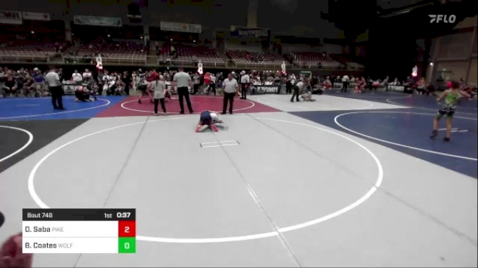 102 lbs Consolation - Dylan Saba, Pikes Peak Warriors vs Bret Coates ...