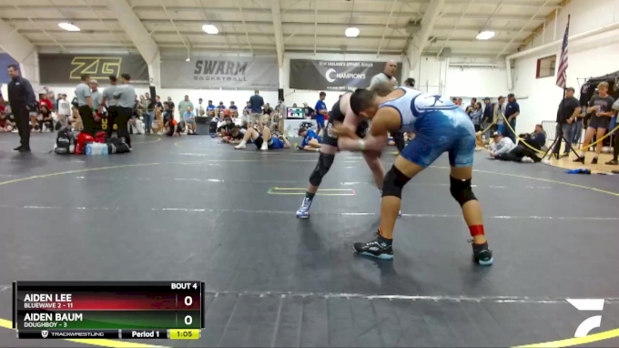 138 lbs Round 2 (6 Team) - Aiden Baum, Doughboy vs Aiden Lee, BlueWave 2
