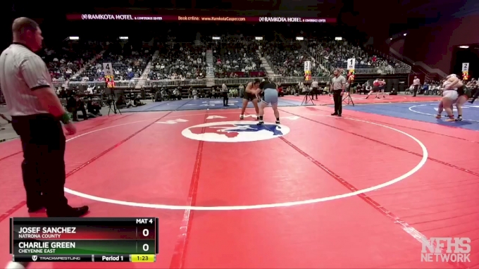 4A-285 lbs 1st Place Match - Josef Sanchez, Natrona County vs Charlie ...