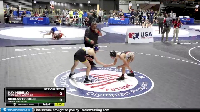 113 lbs 1st Place Match - Nicolas Trujillo, Benicia Wrestling vs Max ...