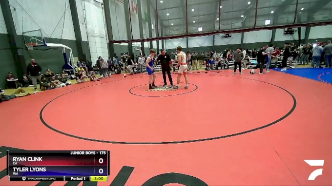 175 lbs Champ. Round 2 - Ryan Clink, CA vs Tyler Lyons, WA