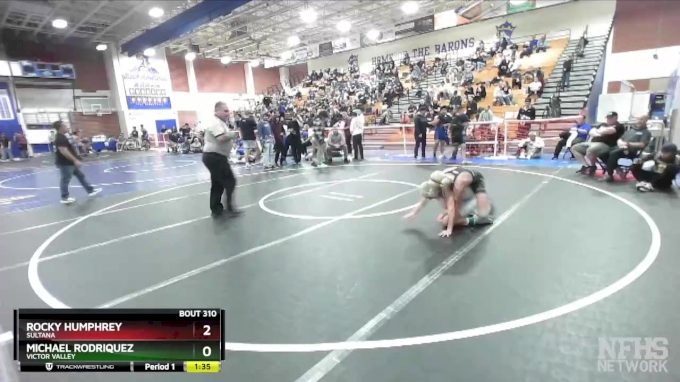 106 lbs Quarterfinal - Michael Rodriquez, Victor Valley vs Rocky ...