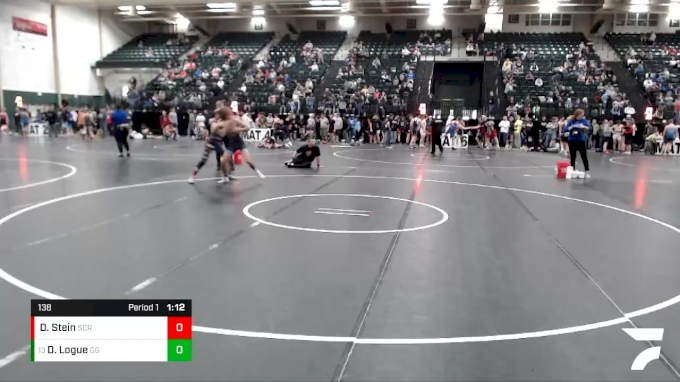 138 lbs Champ. Round 1 - Dylan Logue, GI Grapplers vs Dylan Stein ...