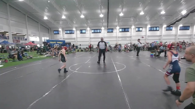48-56 lbs Round 1 - Tripp Harmon, North Carolina Wrestling Factory vs ...