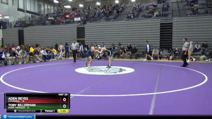 126 lbs 2nd Wrestleback (8 Team) - Toby Billerman, Perry Meridian vs ...