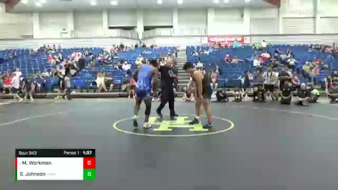 198 lbs Cons. Round 4 - Miles Workman, Blackman Wrestling vs Gregory ...