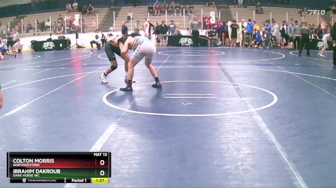 155 lbs Champ. Round 1 - Colton Morris, Northwestern vs Ibrahim Dakroub ...