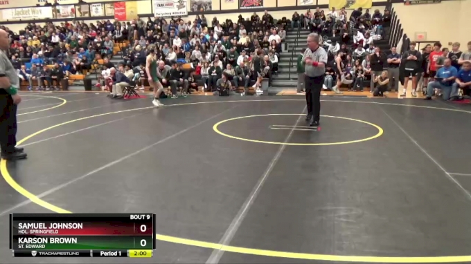 113 lbs Champ. Round 1 - Karson Brown, St. Edward vs Samuel Johnson ...