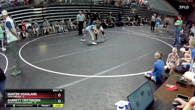 75 lbs Round 5 (6 Team) - Garrett Crittenden, South Dakota Lightning vs ...