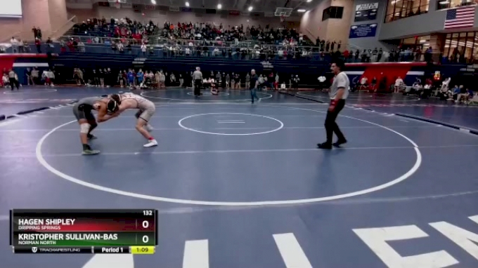 132 lbs Quarterfinal - Hagen Shipley, Dripping Springs vs Kristopher ...