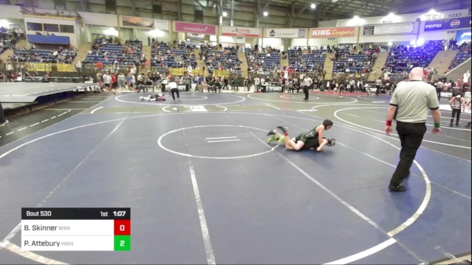 85 lbs Quarterfinal - Brayden Skinner, Wranglers Wrestling vs Payson ...