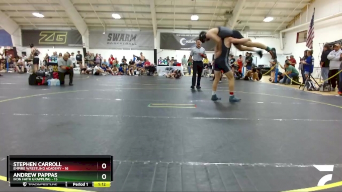 167 lbs Round 1 (6 Team) - Andrew Pappas, Iron Faith Grappling vs ...