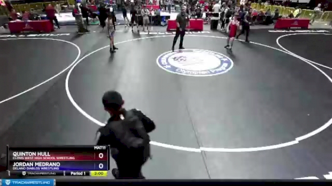 106 lbs Cons. Round 5 - Quinton Hull, Clovis West High School Wrestling ...