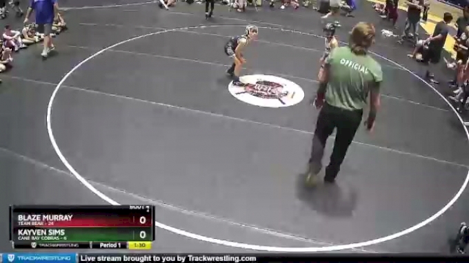 60 lbs Round 2 (6 Team) - Blaze Murray, Team Bear vs Kayven Sims, Cane ...