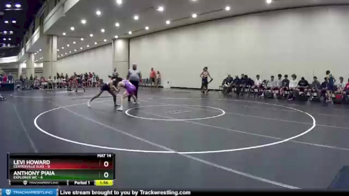 113 lbs Round 2 (10 Team) - Levi Howard, Centerville Elks vs Anthony ...