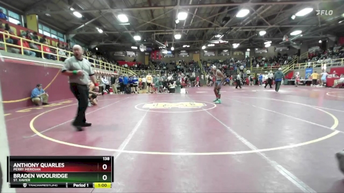 138 lbs Cons. Round 1 - Anthony Quarles, Perry Meridian vs Braden ...