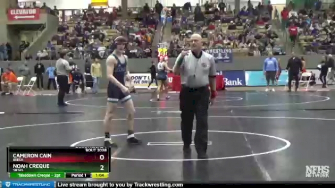 AA 132 lbs Champ. Round 1 - Noah Creque, Siegel vs Cameron Cain, Beech