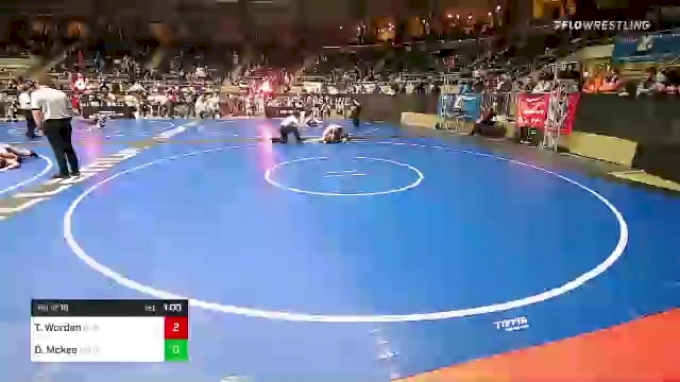 110 lbs Rd Of 16 - Talon Worden, King Select vs Donovan Mckee, Gold ...