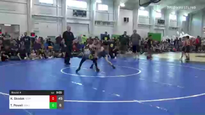 85 lbs Round 4 - Kaiden Skodak, Team Good. Real Good. vs Titan Powell ...