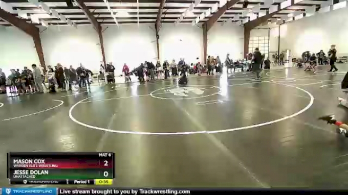 53 lbs Round 2 - Mason Cox, Warden Elite Wrestling vs Jesse Dolan ...
