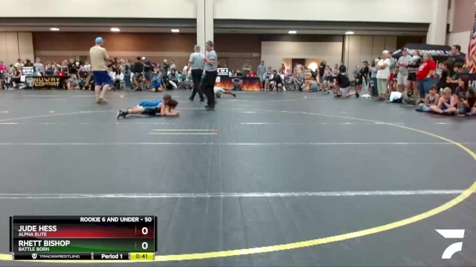 50 lbs Round 3 - Jude Hess, ALPHA ELITE vs Rhett Bishop, Battle Born