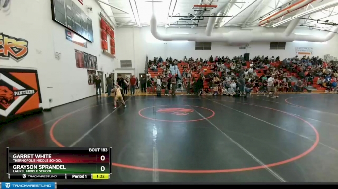 70 A & B Round 3 - Garret White, Thermopolis Middle School vs Grayson ...