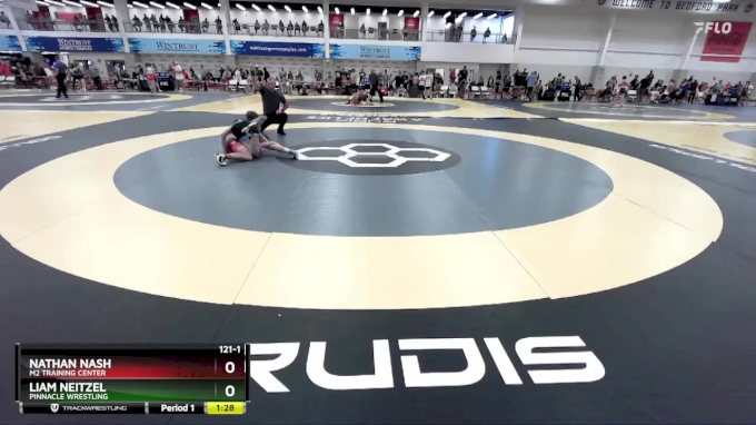 121-1 lbs Quarterfinal - Nathan Nash, M2 Training Center vs Liam Neitzel, PINnacle Wrestling