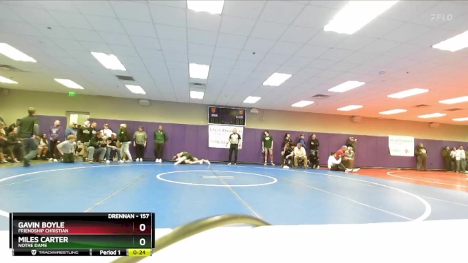 157 lbs Cons. Round 3 - Gavin Boyle, Friendship Christian vs Miles ...