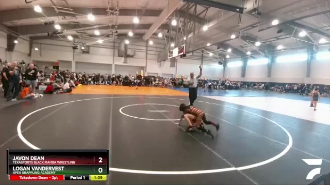 61 lbs Champ. Round 1 - Logan Vandervest, Apex Grappling Academy vs ...