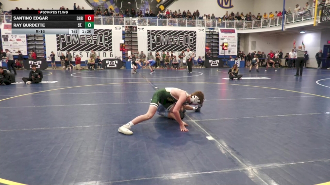 107 lbs R-16 - Santino Edgar, Christian Brothers Acad.-NJ vs Ray ...