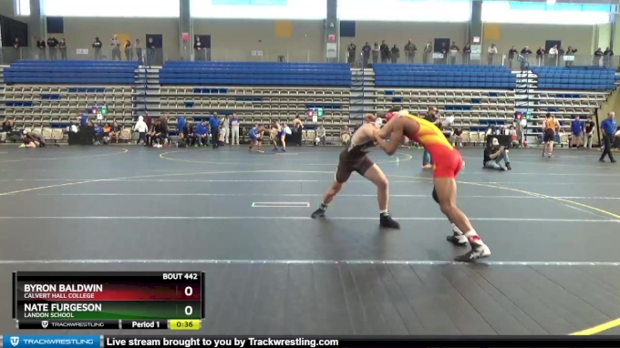 165 lbs 3rd Place Match - Nate Furgeson, Landon School vs Byron Baldwin ...