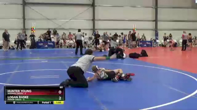 60 lbs Round 3 - Hunter Young, Nauman Green vs Logan Raske, Minion Green