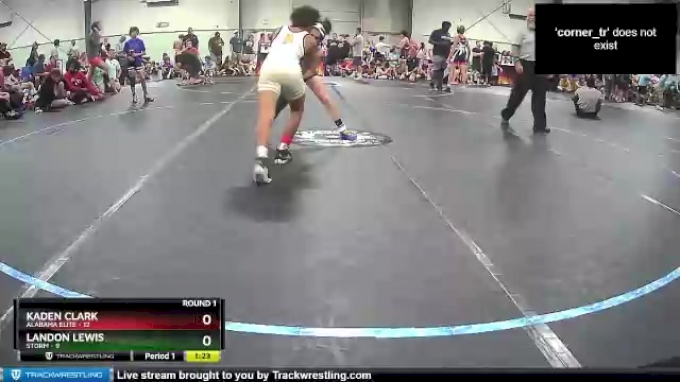 101 lbs Round 1 (8 Team) - Landon Lewis, Storm vs Kaden Clark, Alabama ...