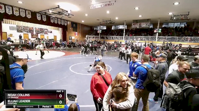 152 lbs Champ. Round 1 - Noah Collins, La Grande vs Elijah Leader, Hanford